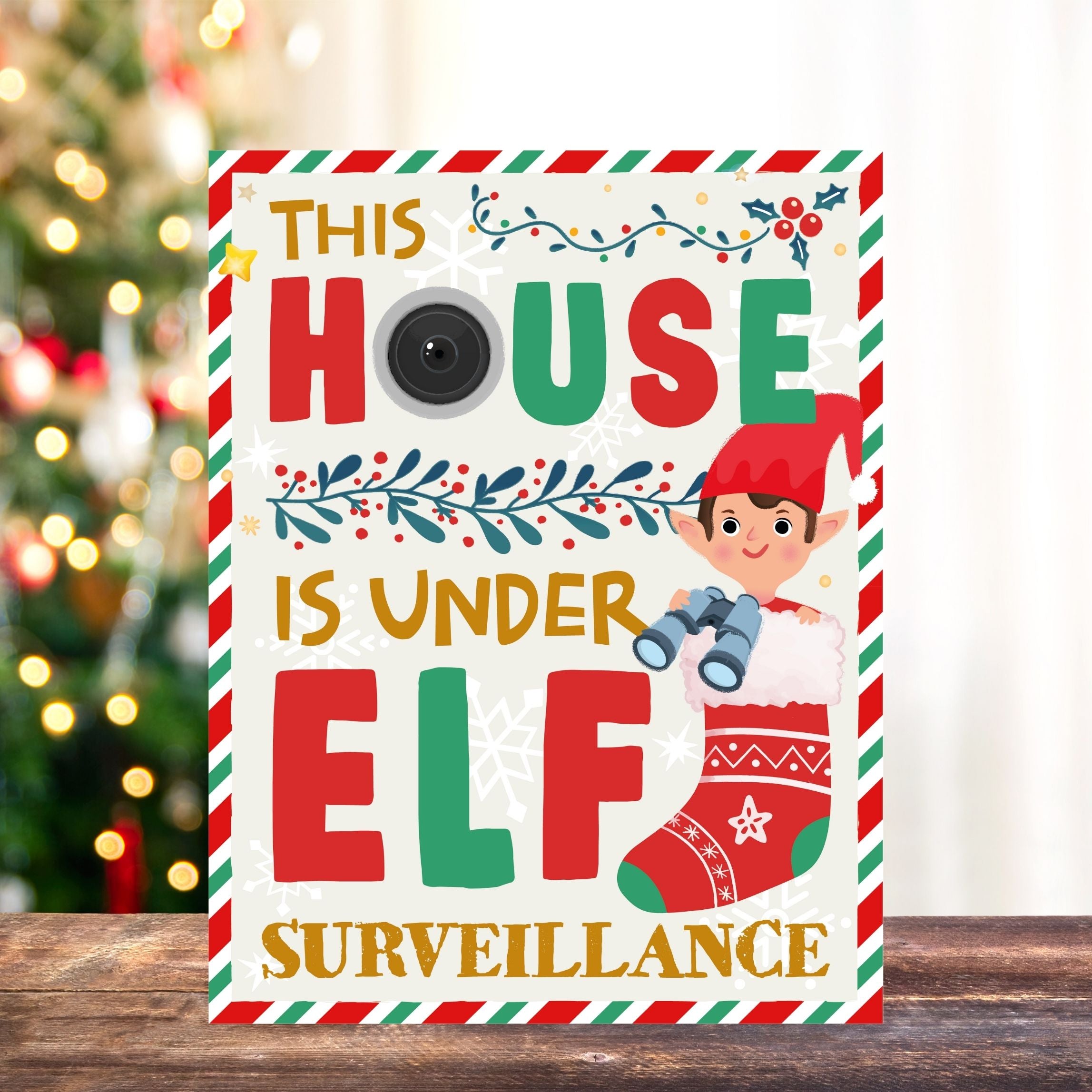 Santa’s Elves are Watching You | Christmas Printable, Holiday Fun ...
