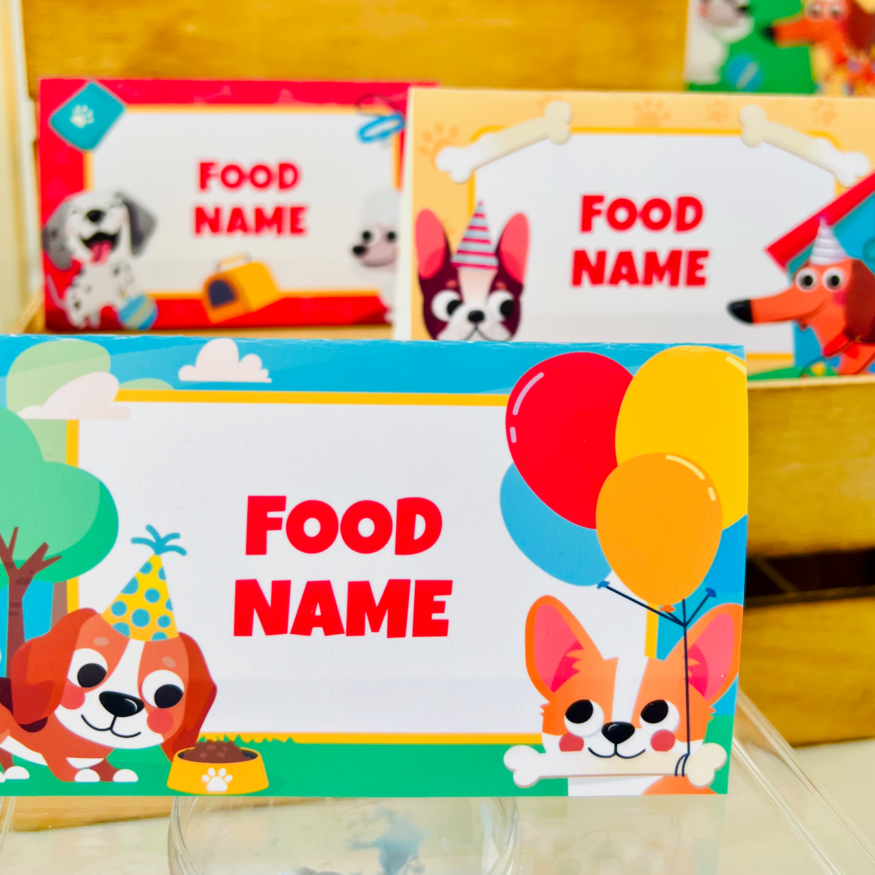 Puppy Dogs Food Labels | Pigsy Party Decoration – PigsyParty