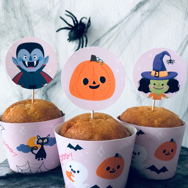Halloween Cupcake Topper Printable | Pigsy Party – PigsyParty