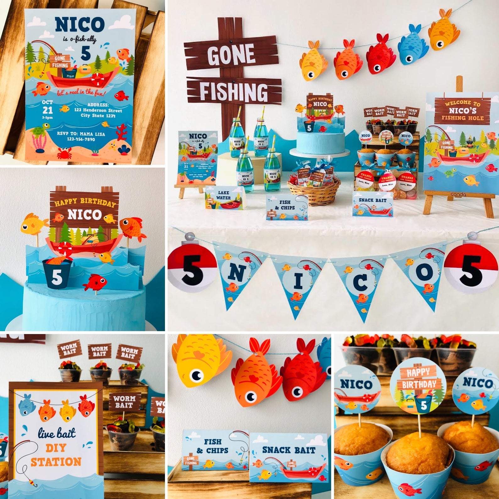 Fishing Party | Party Decor, Party Games and Party Favors – PigsyParty