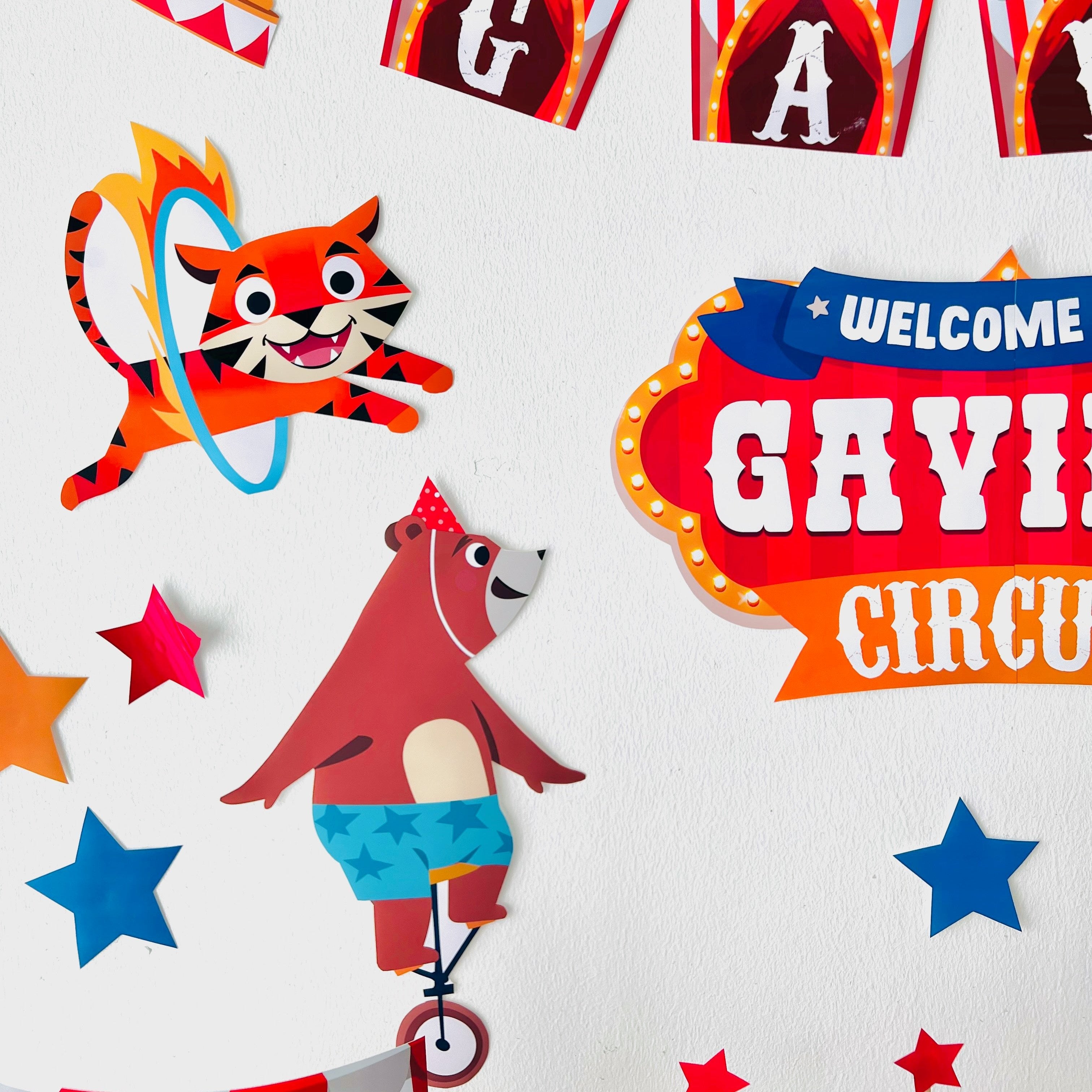 Circus Cut-Outs | Carnival Party Decoration – PigsyParty