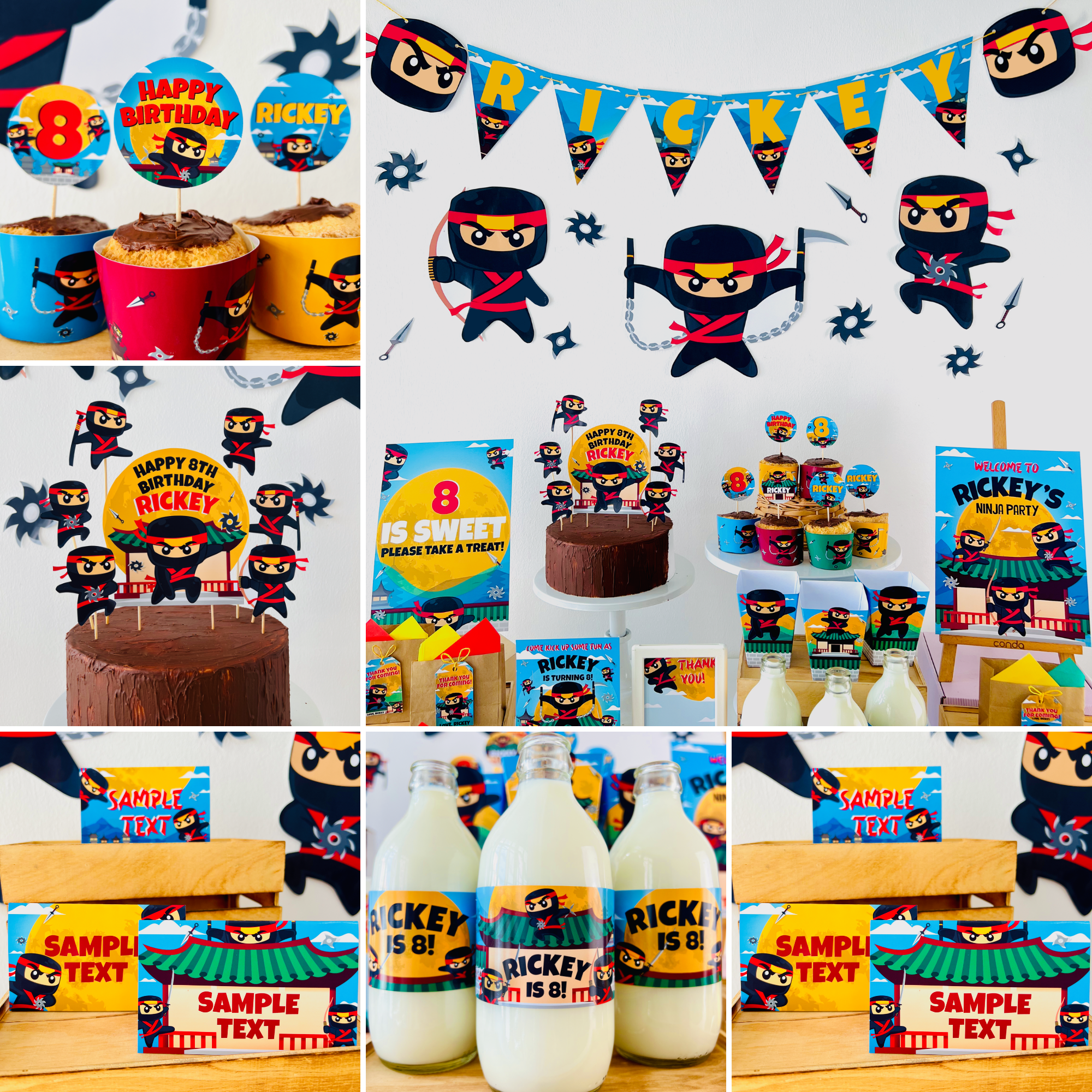 Ninja Decorations Kit | Pigsy Party Decoration – PigsyParty