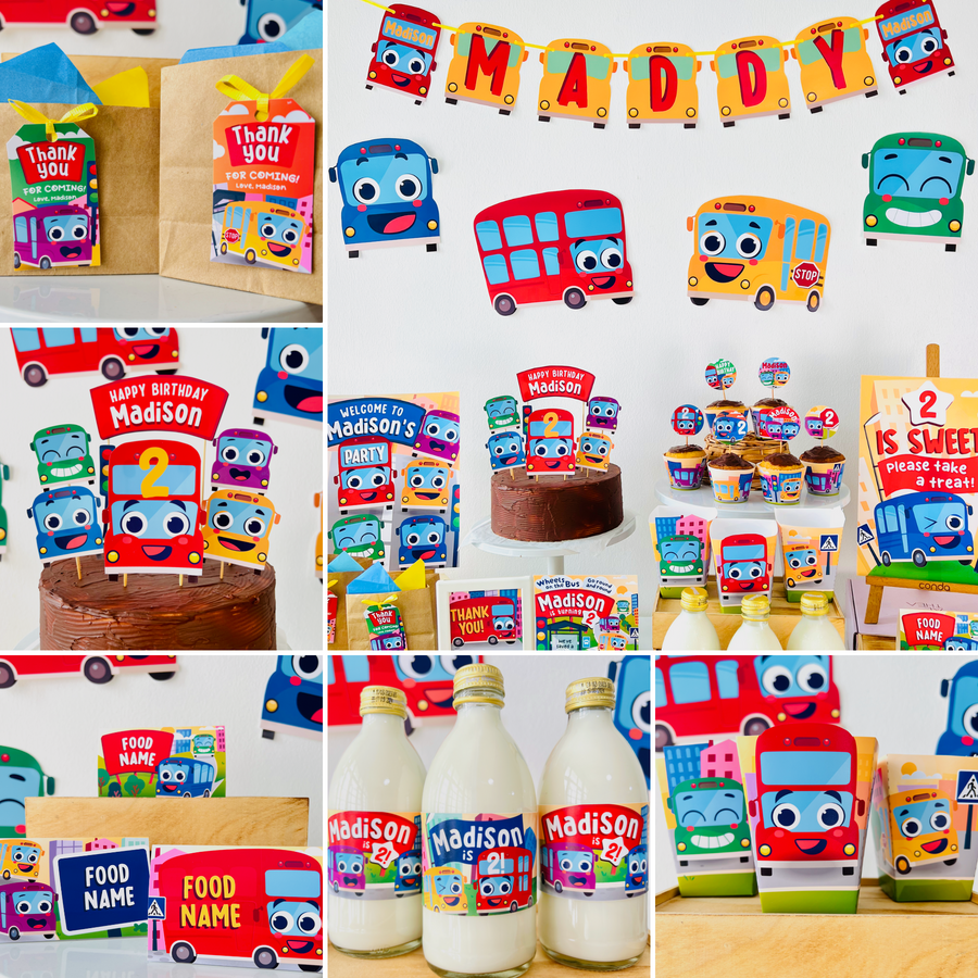 Wheels on the City Bus Party | Party Decor, Party Games and Party ...