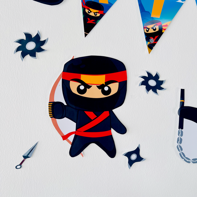 Ninja Party Decor Cut-Outs Printable | Pigsy Party – PigsyParty