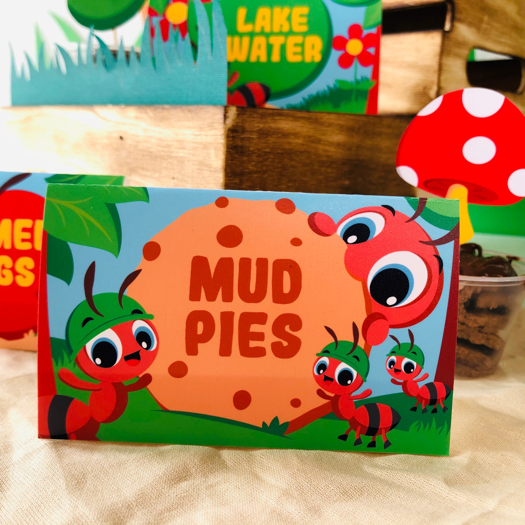 Ants Go Marching Food Labels | Pigsy Party Decoration – PigsyParty