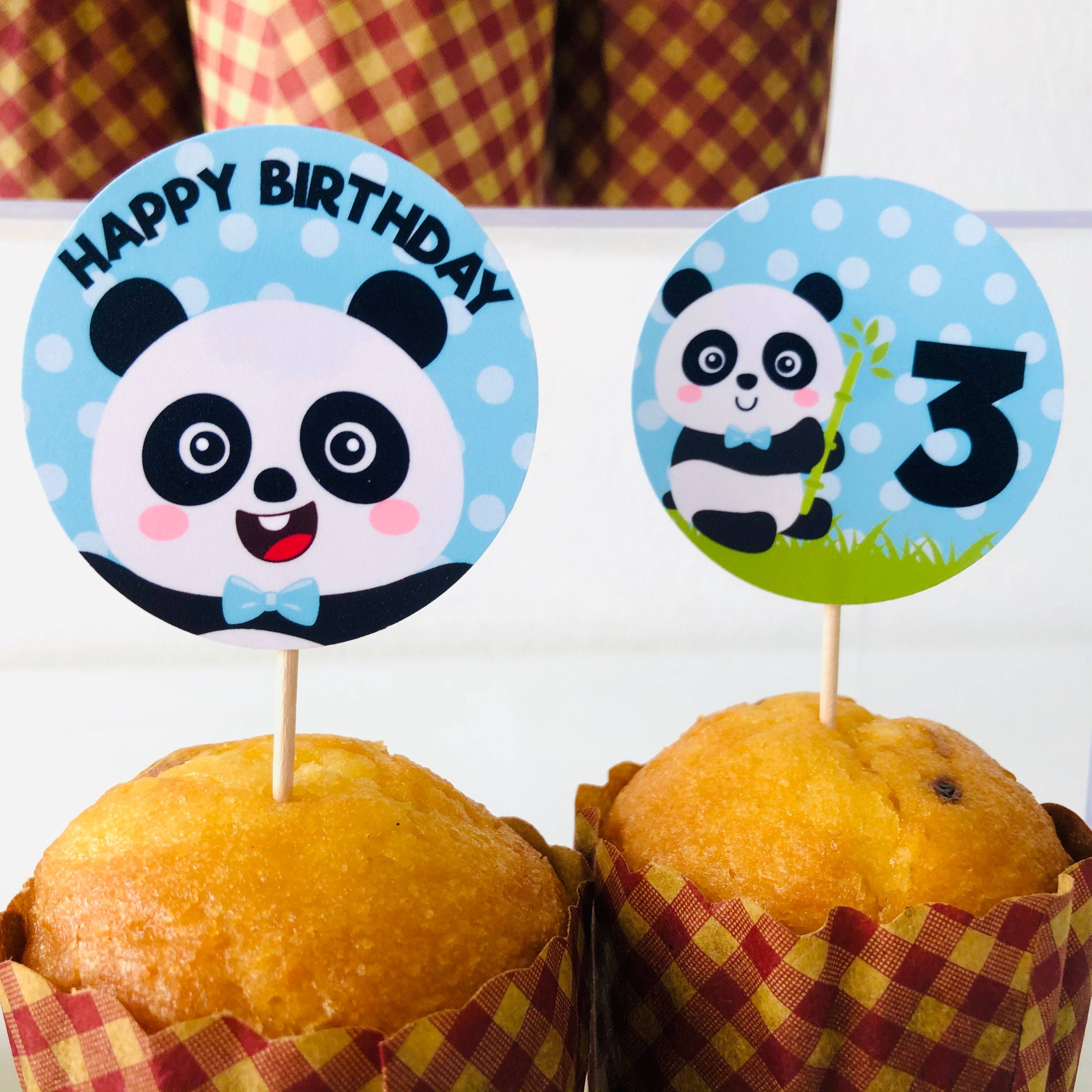 Panda Cupcake Toppers Printable | Pigsy Party – PigsyParty