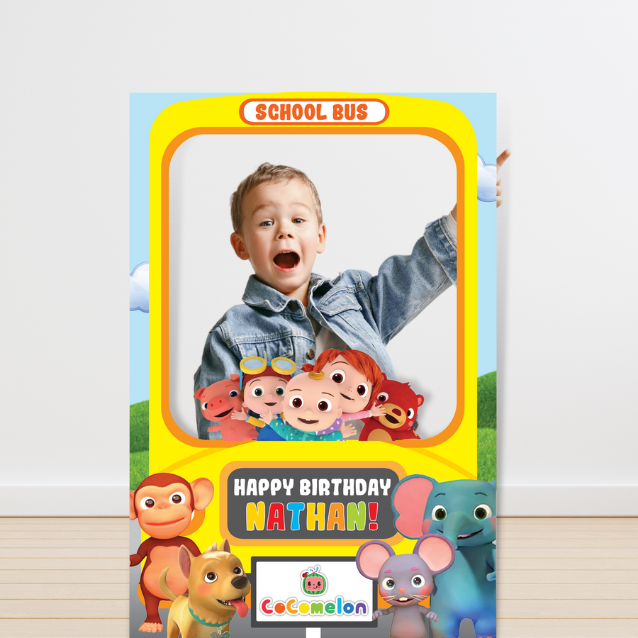 Cocomelon Photo Booth Frame | Pigsy Party Decoration – PigsyParty
