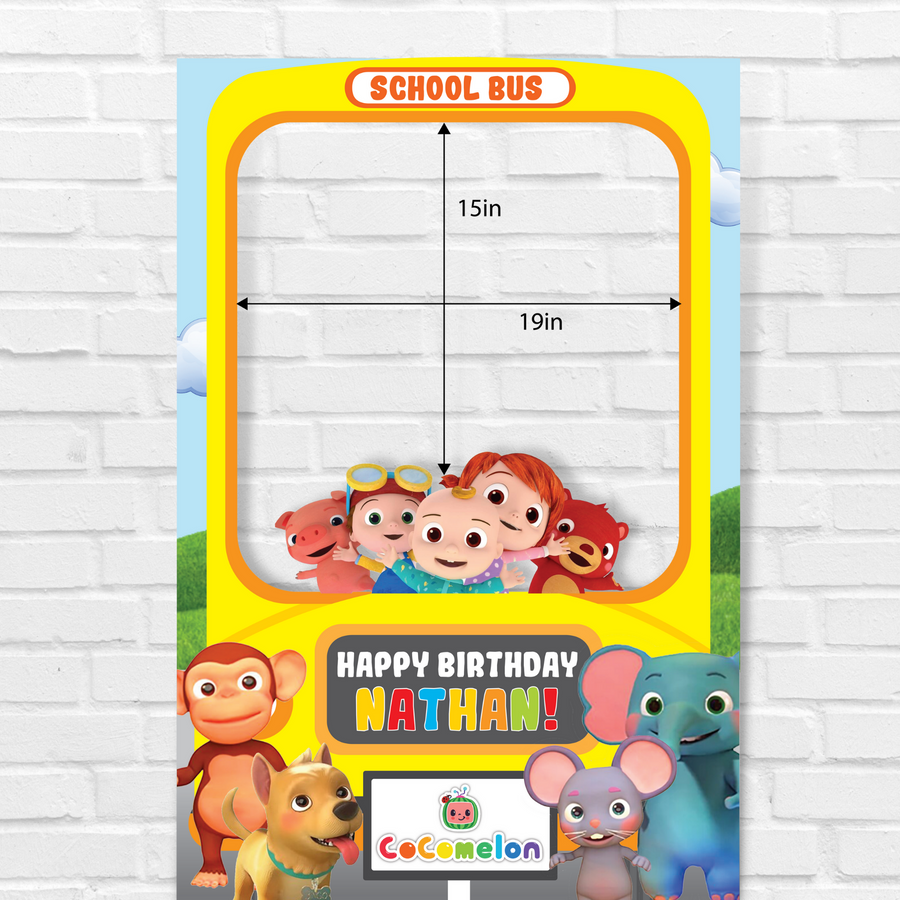 Cocomelon Photo Booth Frame | Pigsy Party Decoration – PigsyParty