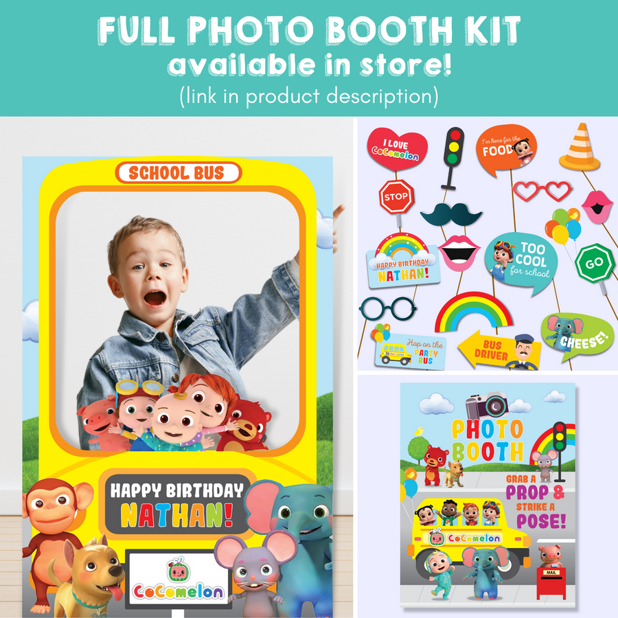 Cocomelon Photo Props Set | Pigsy Party Decoration – PigsyParty