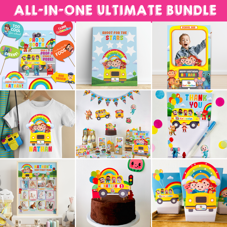 Cocomelon Party | Party Decor, Party Games and Party Favors – PigsyParty