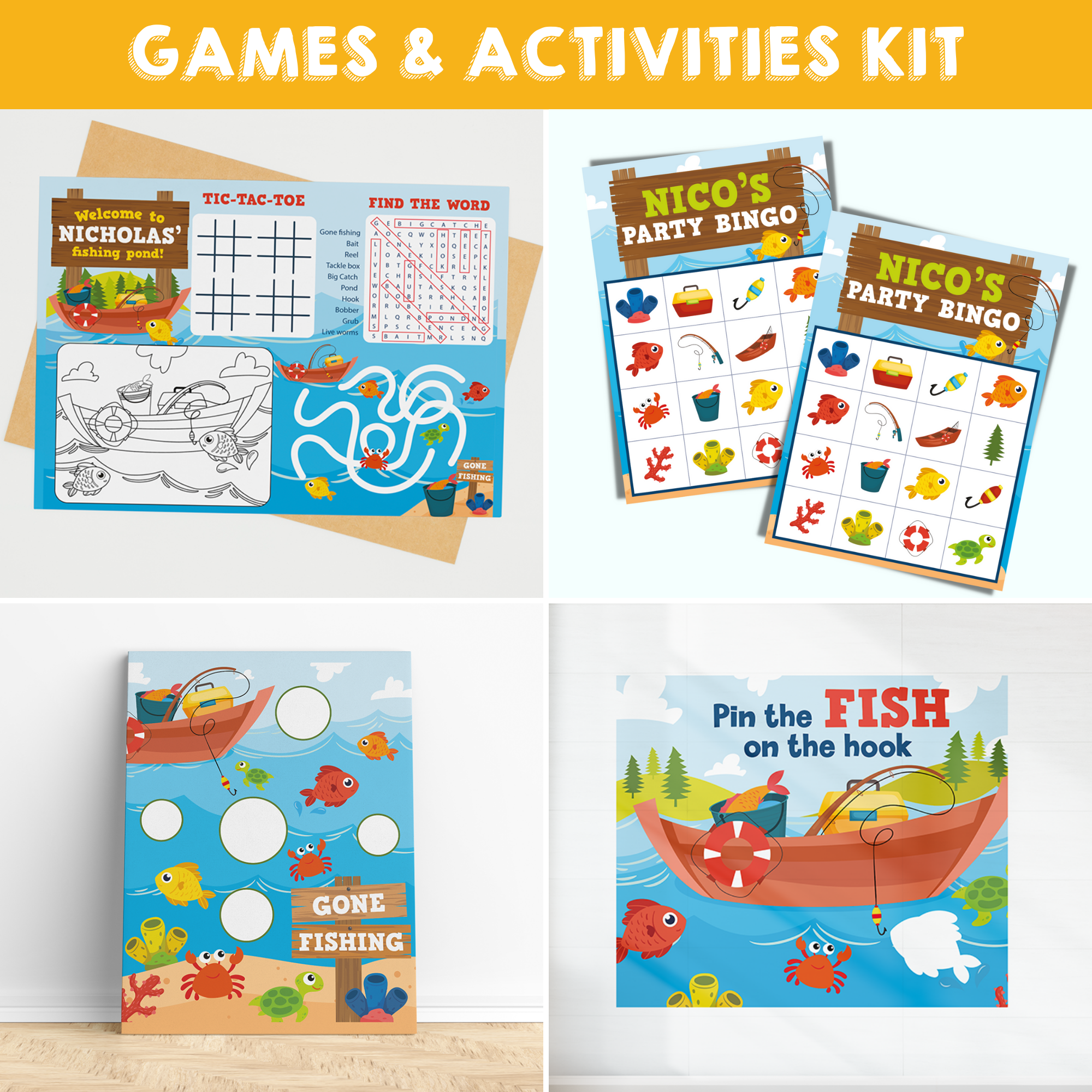 Fishing Games & Activities Kit - Fun for All Ages – PigsyParty