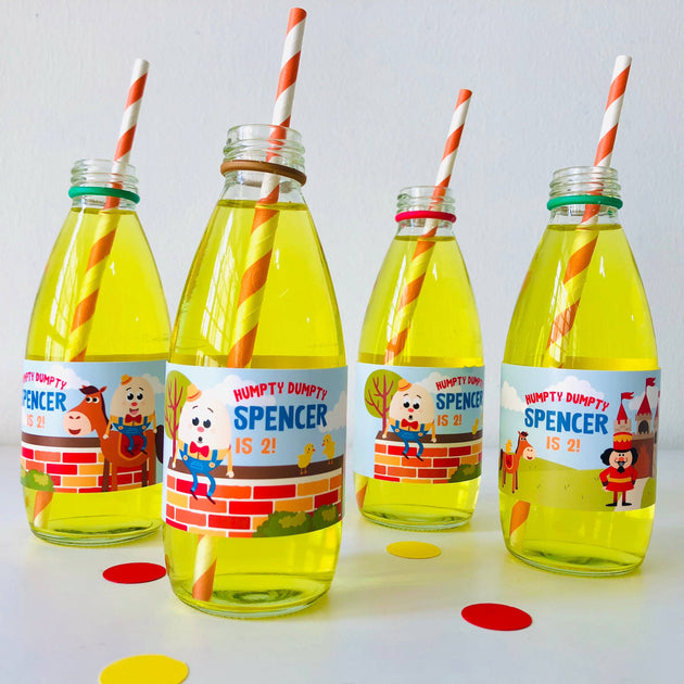 Humpty Dumpty Bottle Wrappers Printable | Pigsy Party – PigsyParty
