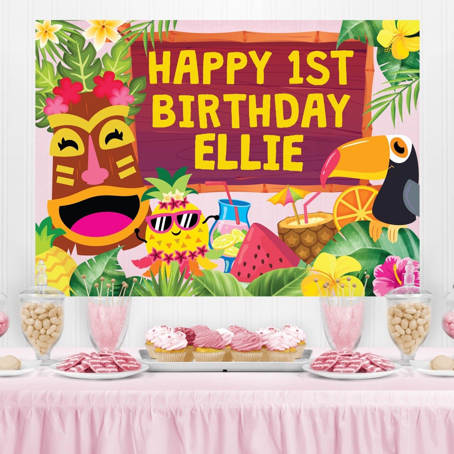 Luau Party Backdrop - Printable – PigsyParty