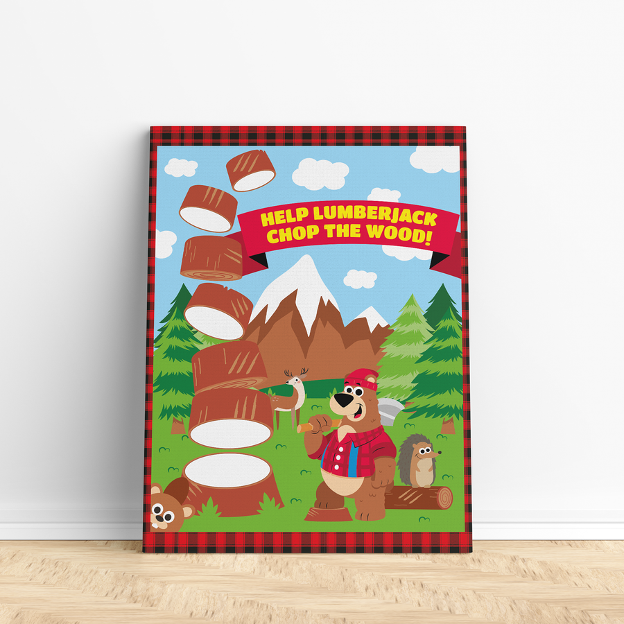 Lumberjack Games & Activities Kit | Pigsy Party Decoration – PigsyParty