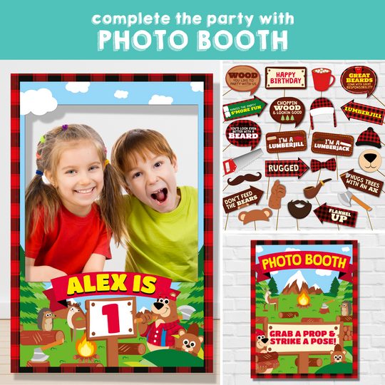 Lumberjack Bingo Game | Pigsy Party Decoration – PigsyParty