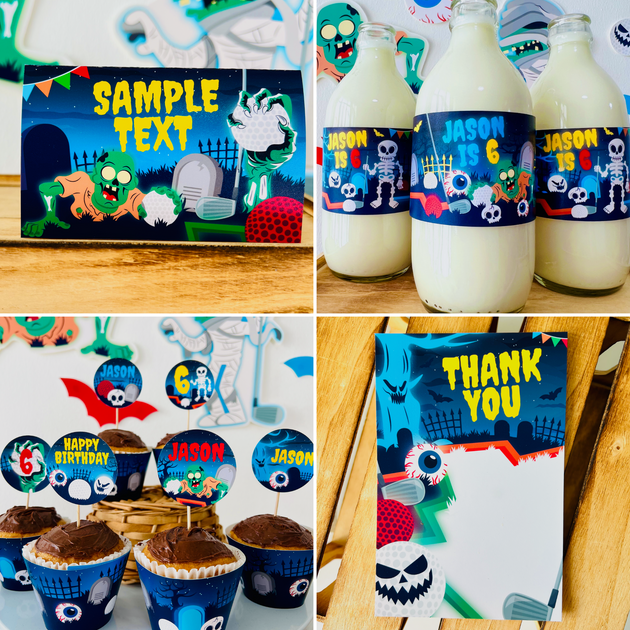 Monster Mini Golf Party Decorations Printable Kit | Pigsy Party ...