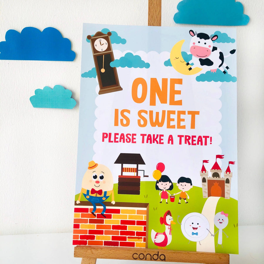 Nursery Rhyme Birthday Party Printable Kit | Pigsy Party – PigsyParty