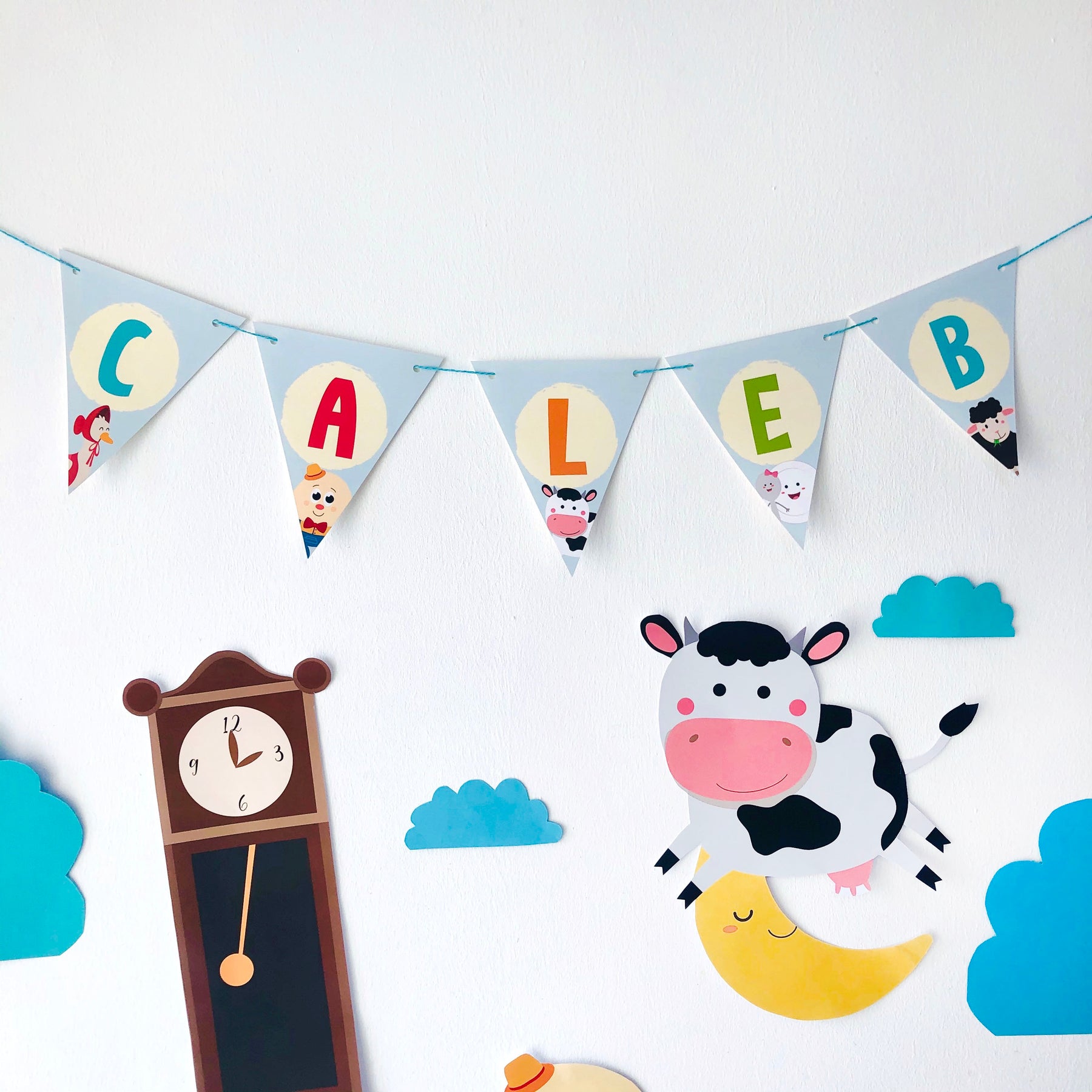 Nursery Rhyme Banner | Pigsy Party Decoration – PigsyParty
