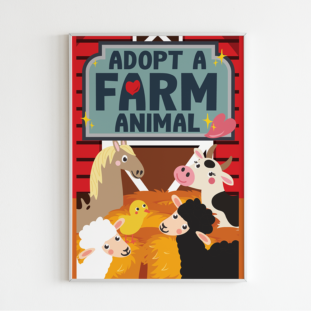 Old Macdonald Farm Party Posters Printable Bundle | Pigsy Party ...