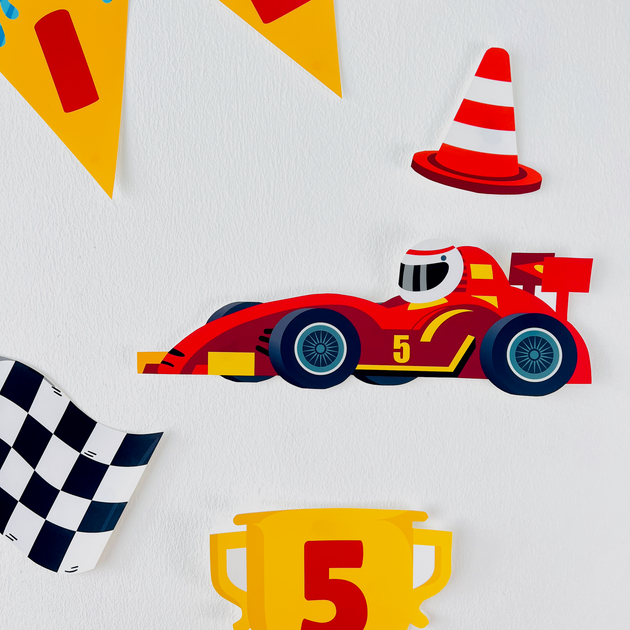 Racing Car Party Decorations Cut-Outs Printable | Pigsy Party – PigsyParty
