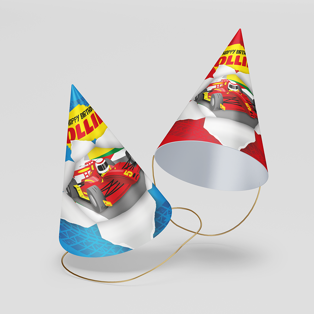 Racing Car Party Hats | Pigsy Party Decoration – PigsyParty