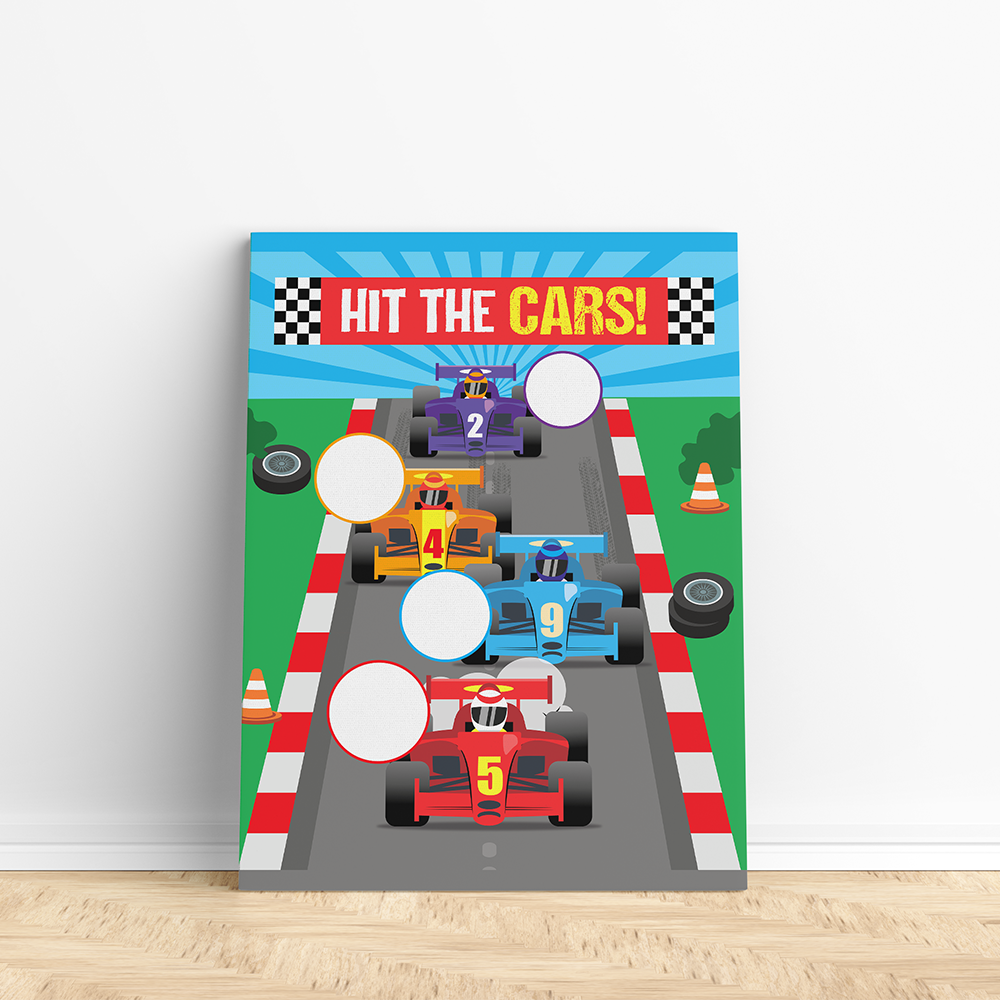 Racing Car Toss Game | Pigsy Party Decoration – PigsyParty