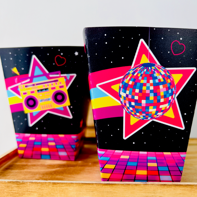 Rollerskating Party Favor Boxes Printable | Pigsy Party – PigsyParty
