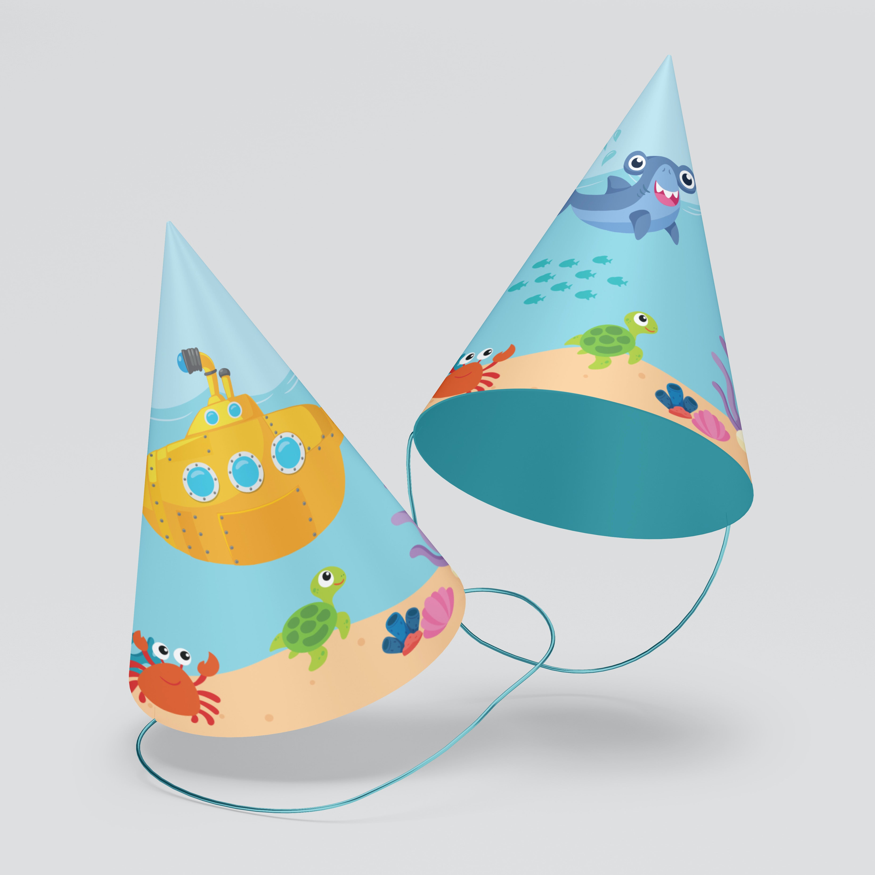 Yellow Submarine Party Hats | Pigsy Party Decoration – PigsyParty