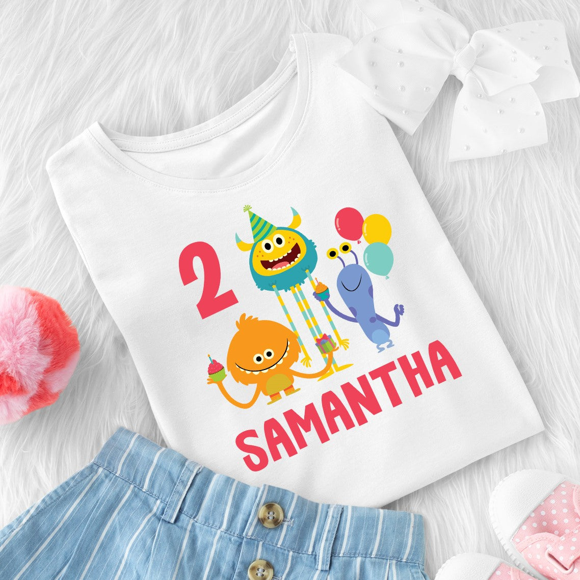 Super Simple Monsters Birthday Shirt Designs Family Bundle | Pigsy ...