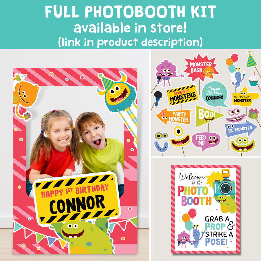 Super Simple Monsters Photo Props Set | Pigsy Party Decoration – PigsyParty