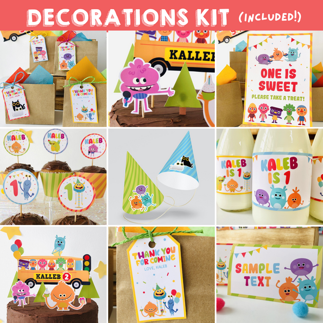 Super Simple Songs Birthday Party Ultimate Bundle Printable Kit | Pigsy ...