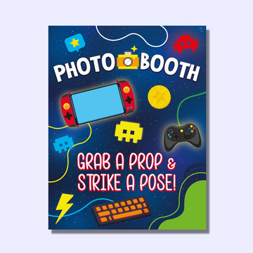 Video Game Photo Props Set | Pigsy Party Decoration – PigsyParty