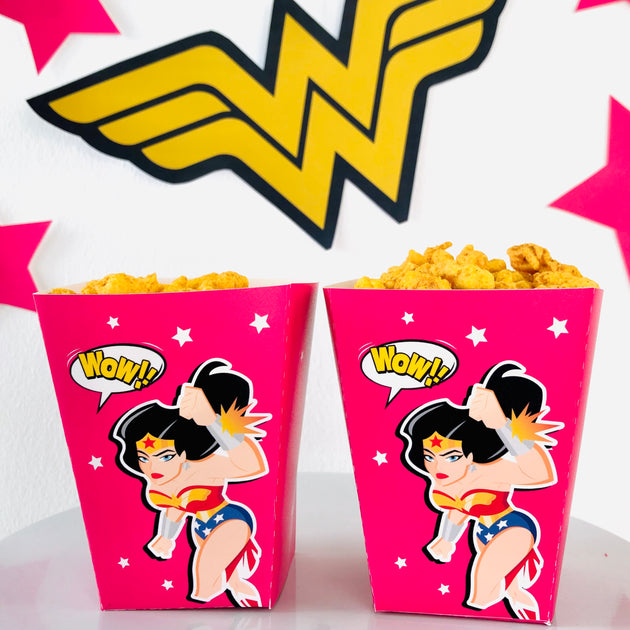 Wonder Woman Snack Box Printable | Pigsy Party – PigsyParty